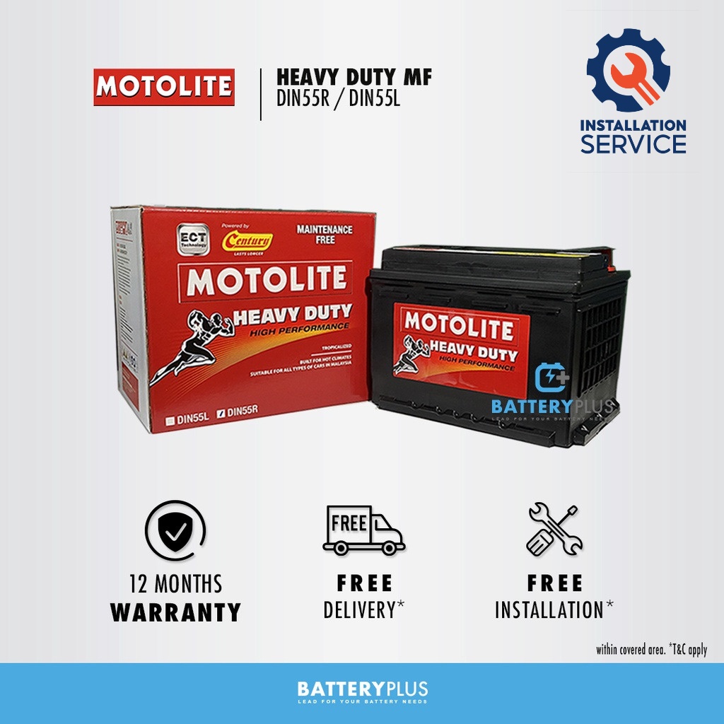 [ Installation Provided ] DIN55R | DIN55L | Motolite Heavy Duty MF Car ...