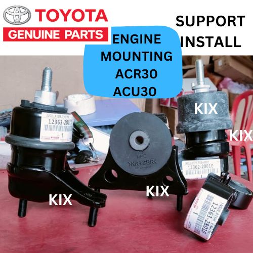 ORIGINAL TOYOTA ENGINE MOUNTING SET ESTIMA ACR30/VELLFIRE ALPHARD ANH10 ...