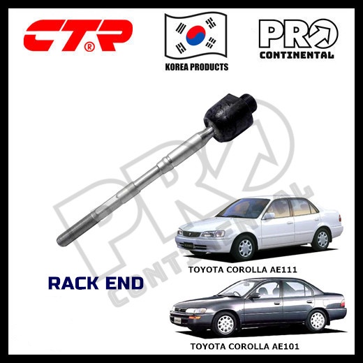 CTR KOREA TOYOTA COROLLA SEG AE101 AE111 STEERING RACK END | Shopee ...
