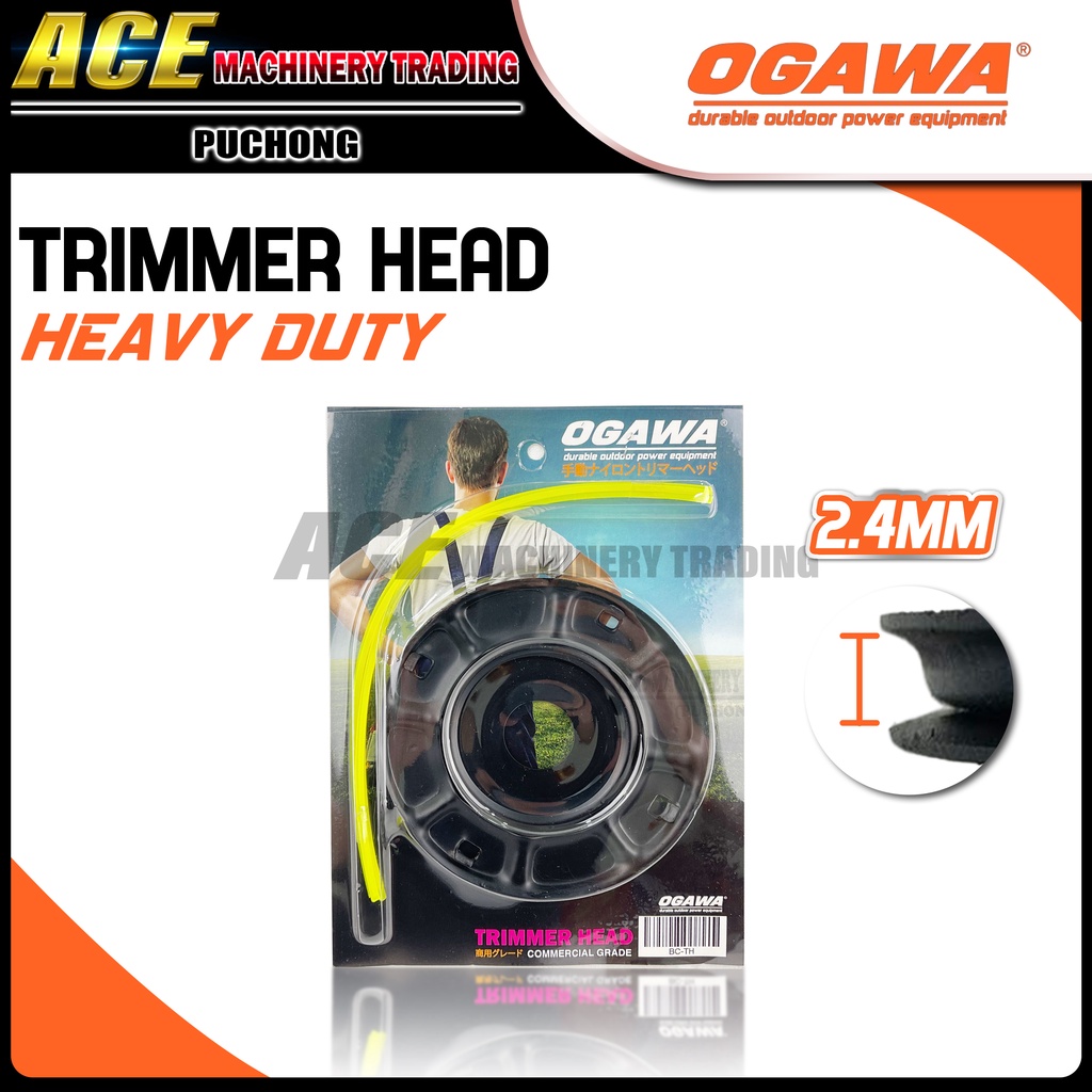 [ 100% Original ] OGAWA Grass Trimmer Cutter Disc Head With Trimmer ...
