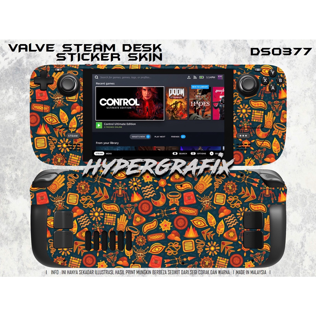 Steam Deck Sticker Skin 377 | Shopee Malaysia