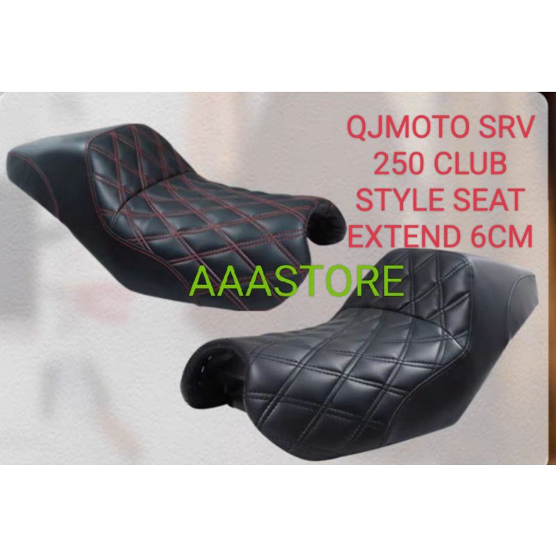 QJmoto SRV 250/SRV 250AMT Club style seat(extended 6cm) | Shopee Malaysia