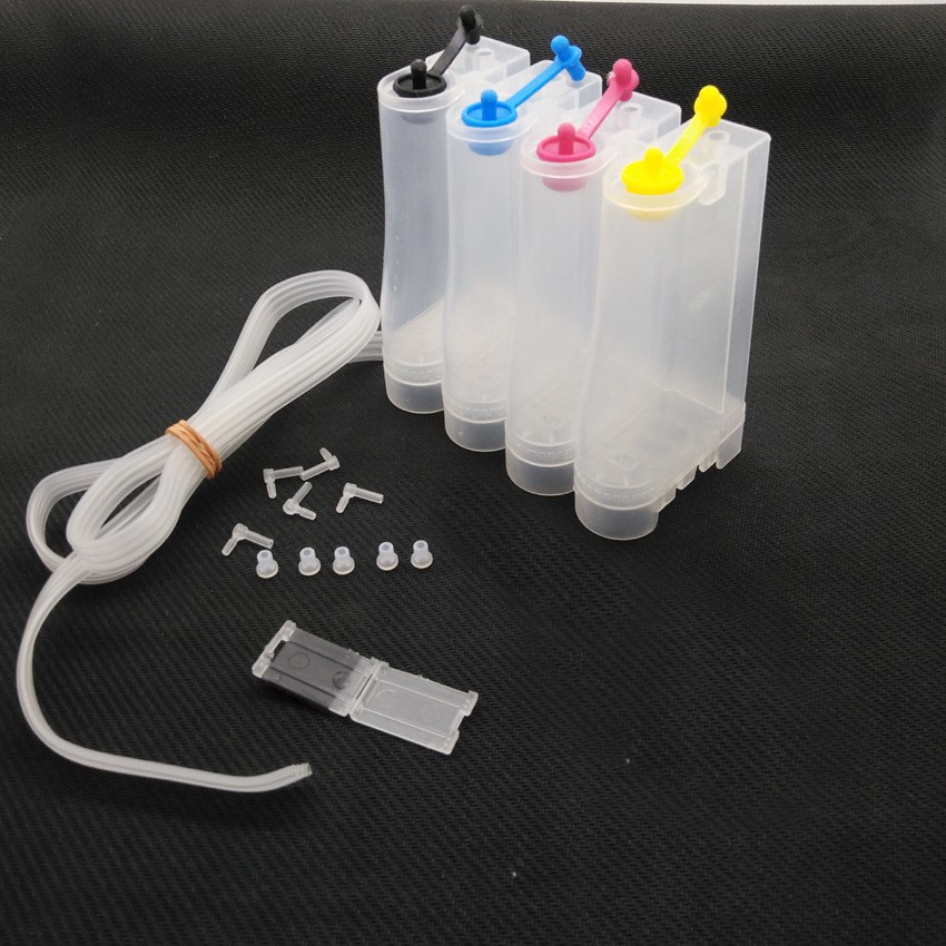 Empty Continuous Ink Supply System 4 Colors Ink Tank 80ml Diy Ciss kit ...