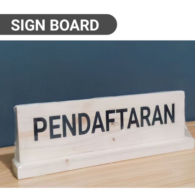 Sign Board | "Registration" Signboard / Desk Sign | Shopee Malaysia