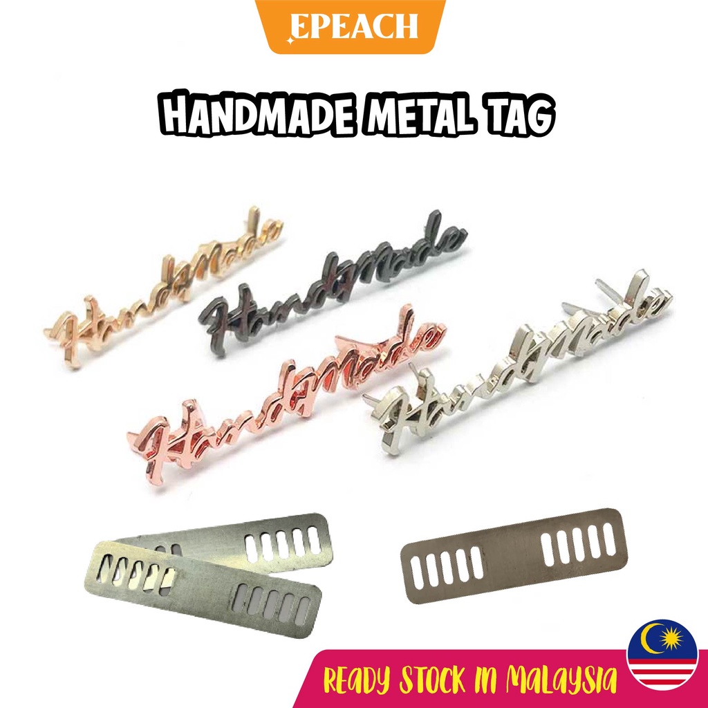 epeach Handmade Metal Label Tag | DIY Bag Accessories | Handbag Metal ...
