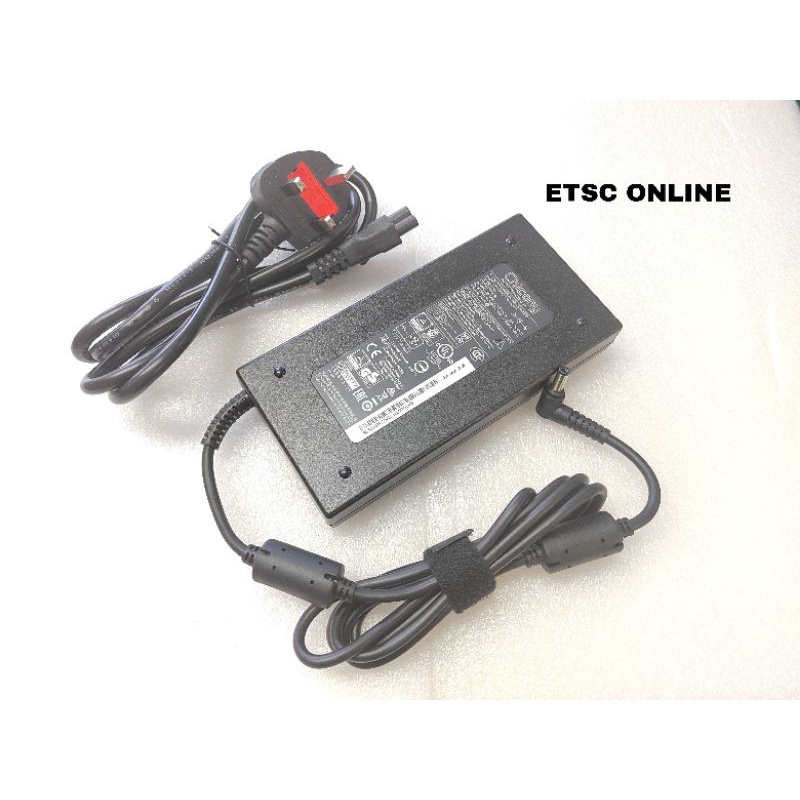 Chicony MSI Clevo Laptop Charger AC Adapter A15-180P1A 19.5V 180W 5.5MM ...