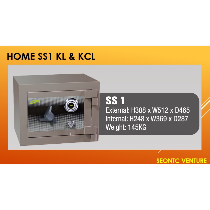 APS HOME SERIES Safe Box With Fire Resistance and Thief Proof | Shopee ...