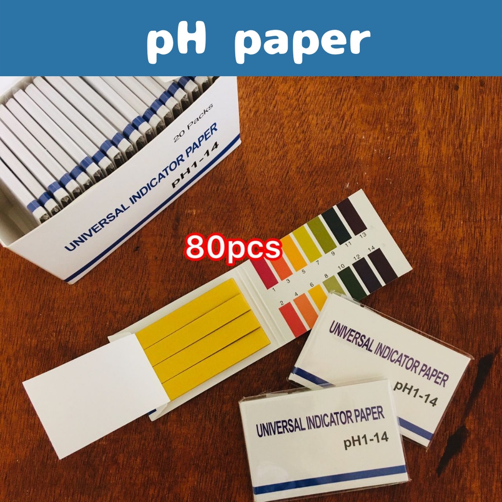 PH Test Paper Universal Indicator Paper 80pcs | Shopee Malaysia