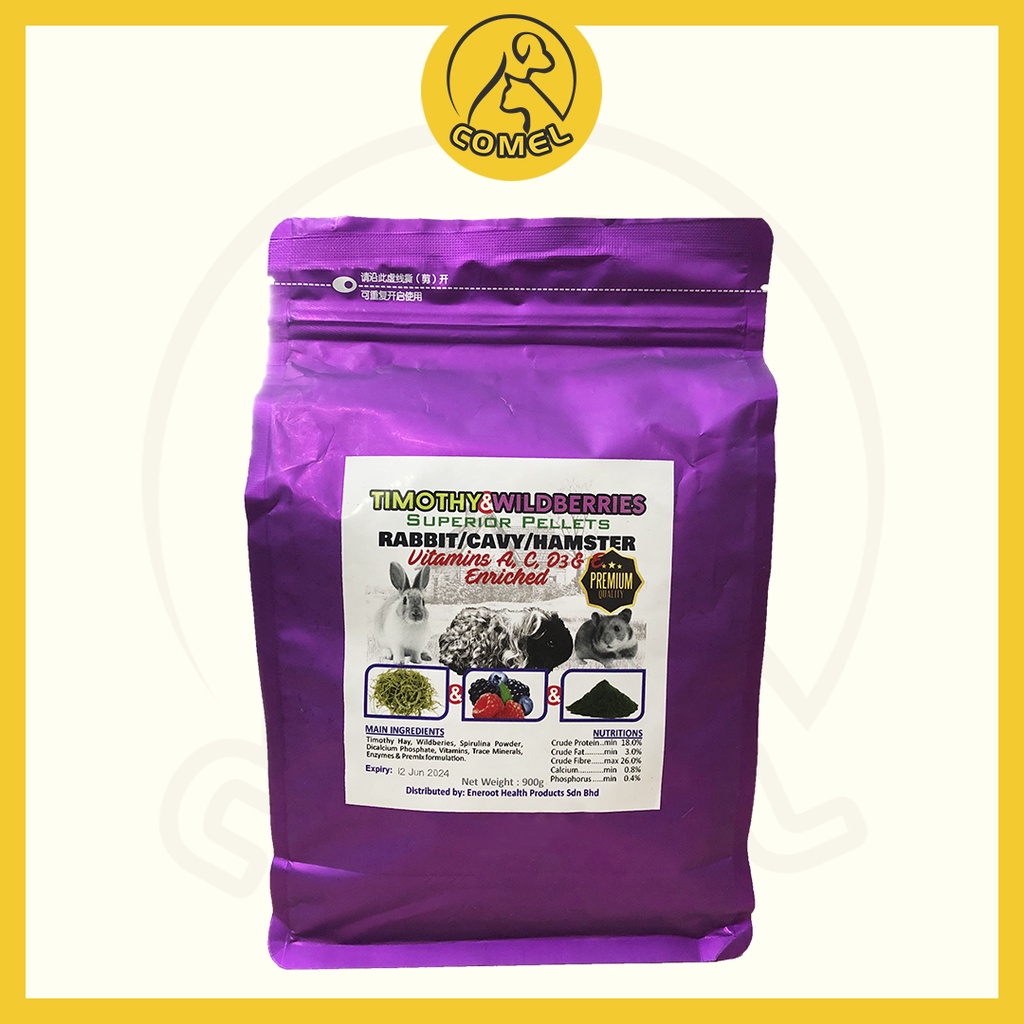 Timothy & Wildberries Superior Pellets for Small Pets/Rabbit/Cavy ...