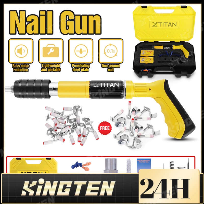 KINGTEN® Nails Gun Concrete Rivet Tool Steel Rivet Gun Tufting Gun Wall ...
