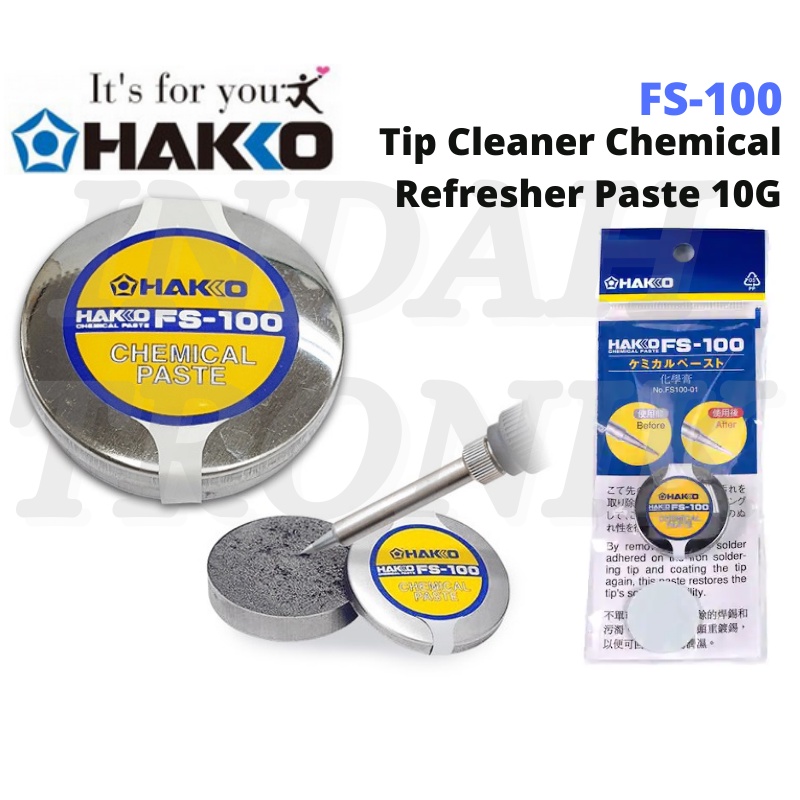 Hakko FS-100 Soldering Iron Tip Cleaning Paste Tip Refresher Chemical ...