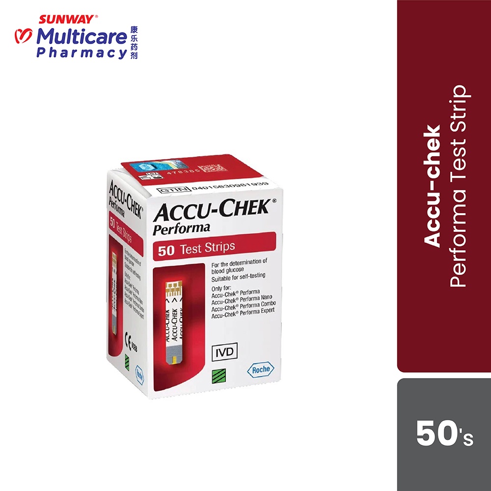 Accu-Chek Performa Strips 50's | Shopee Malaysia