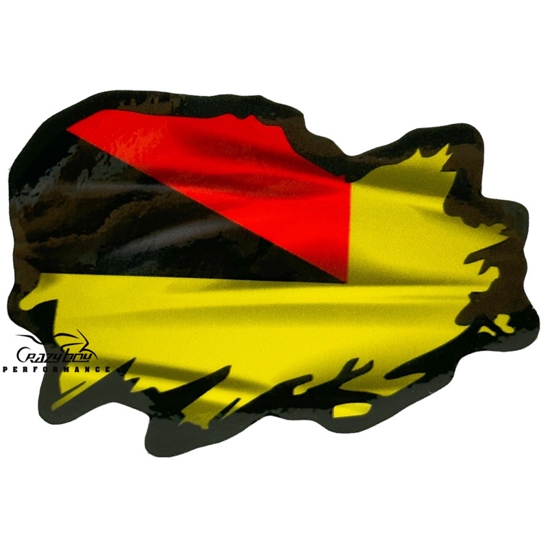 STICKER MOTOR FLAG BENDERA NEGERI VIETNAM MALAYSIA SELANGOR PERAK ...