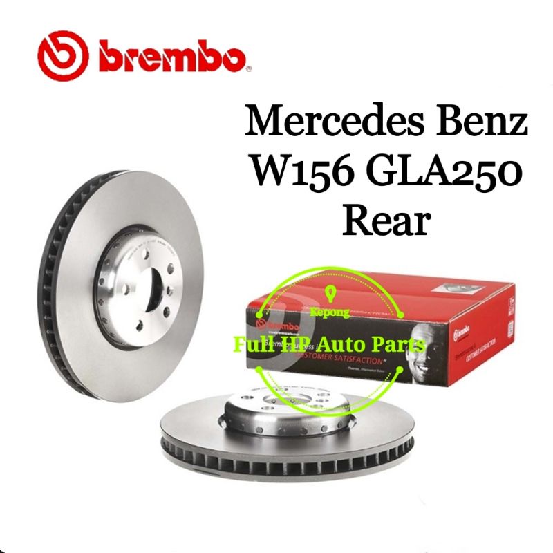 Original Brembo Rear Disc Rotor - Mercedes Benz W156 GLA250 | Shopee ...