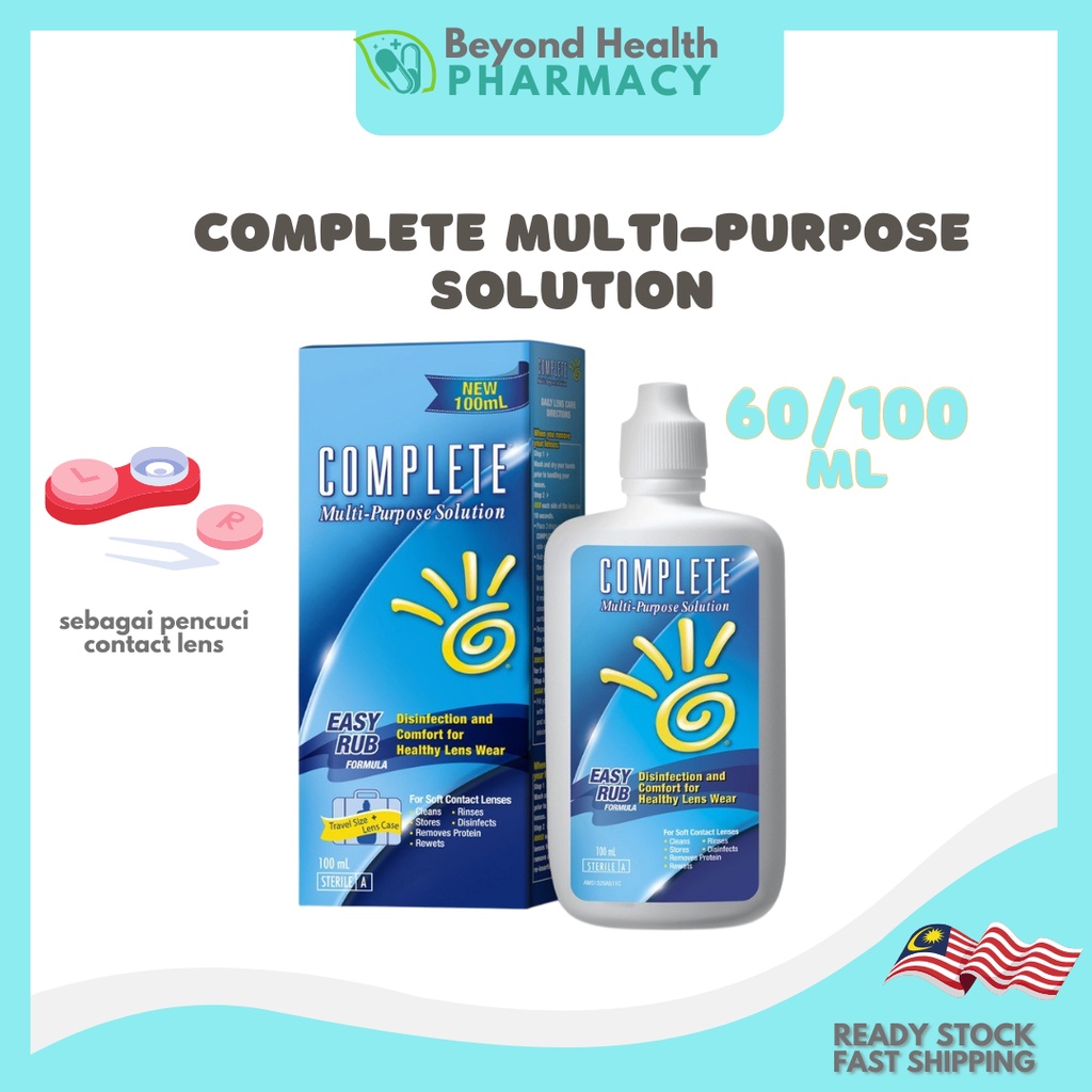 Complete Easy Rub Multi-Purpose Solution 60mL / 100ML (Travel Size) | Shopee Malaysia