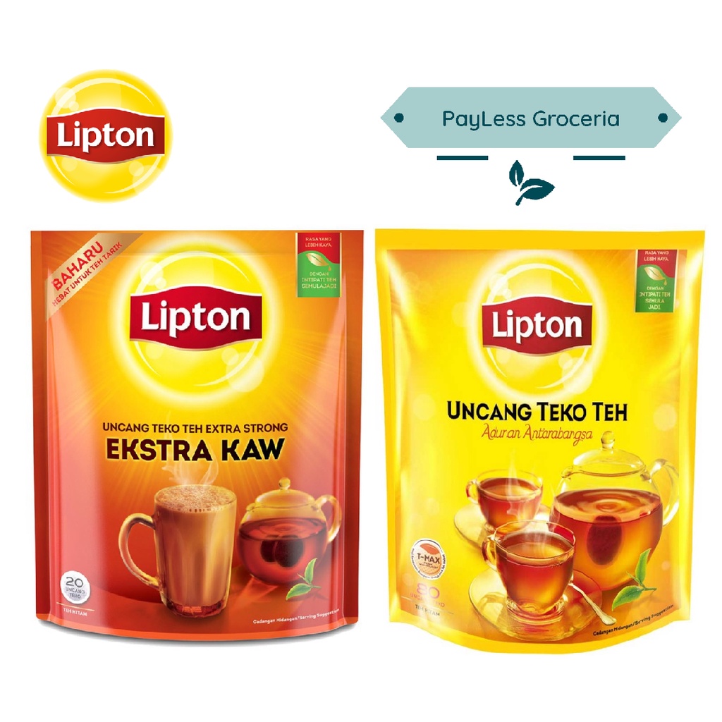 Lipton Yellow Label Tea PotBag (Biasa / KAW) Uncang Teko Teh P20 / P40 ...