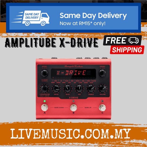 IK Multimedia AmpliTube X-DRIVE - Distortion pedal ( AmpliTube XDRIVE ...