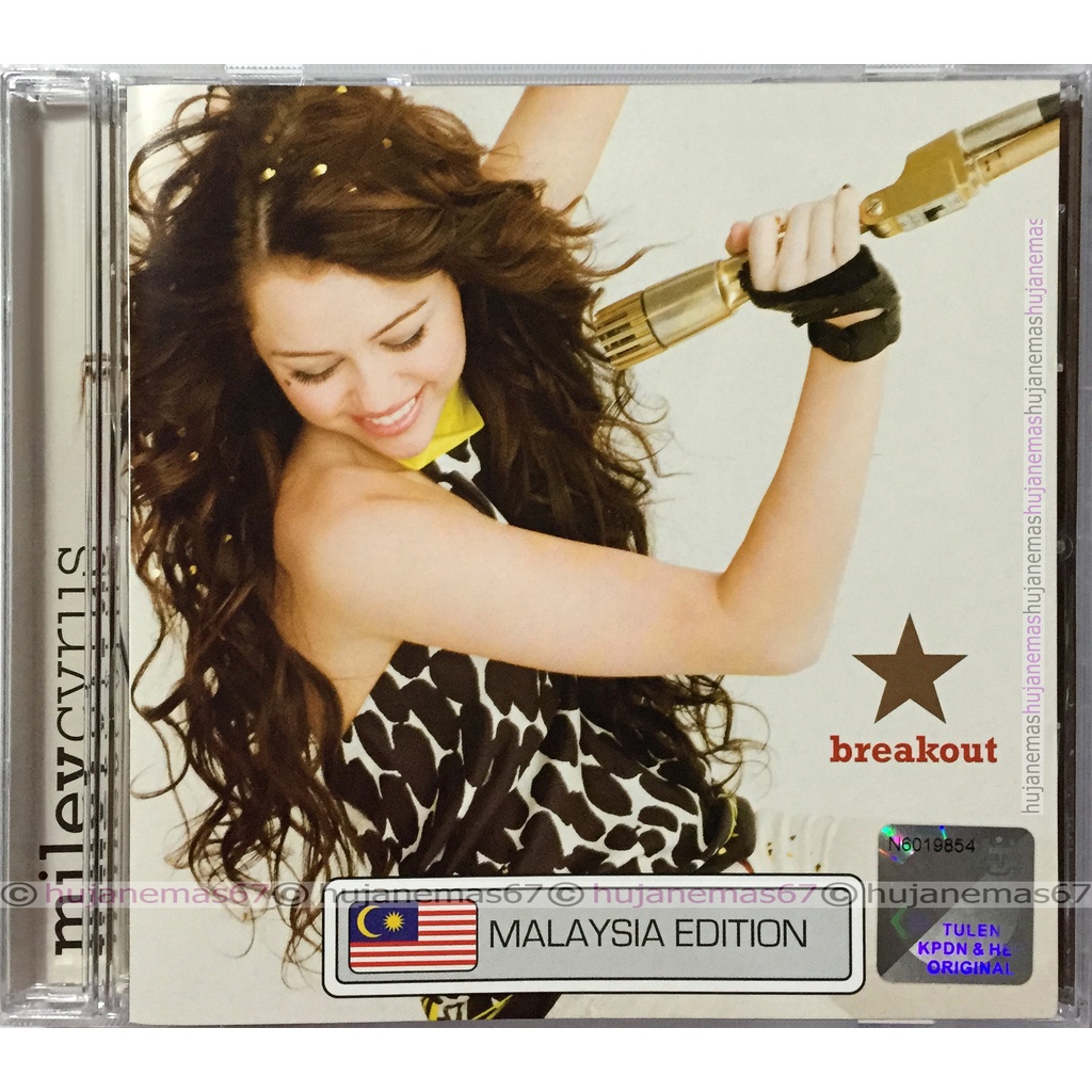 MILEY CYRUS - Breakout 2008 UNIVERSAL MUSIC ORIGINAL CD (POP/ROCK ...