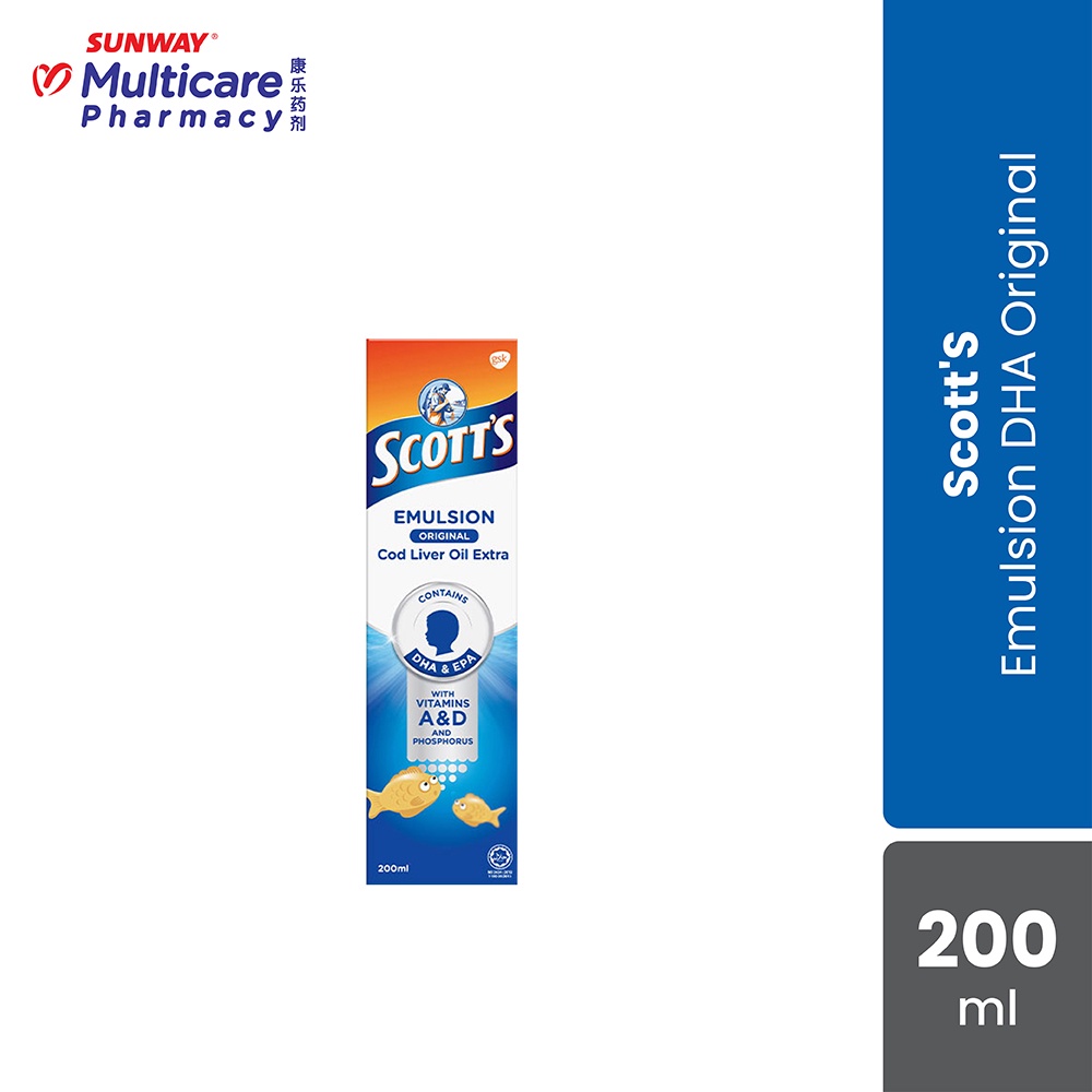 Scott's Emulsion Original (200ml) | Shopee Malaysia