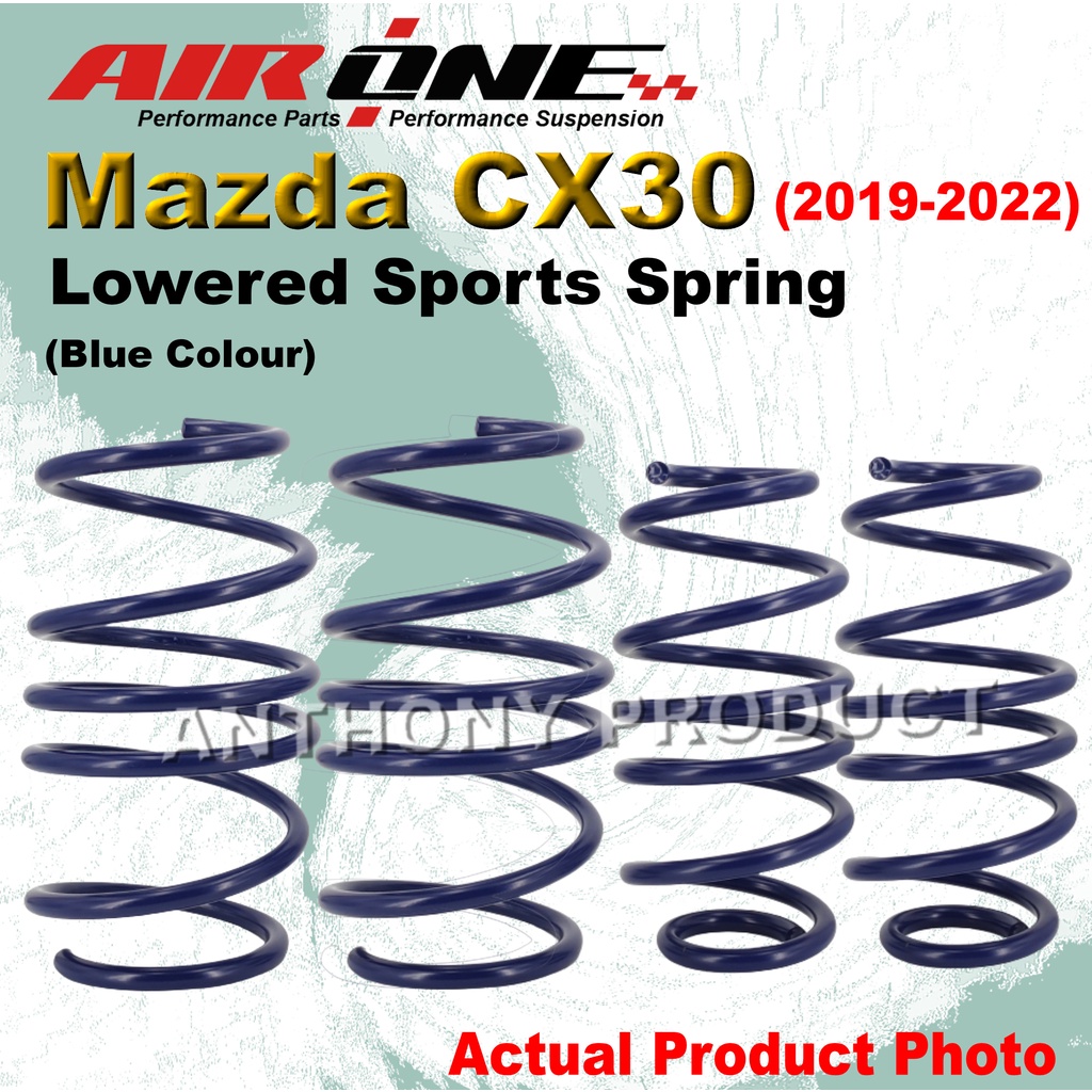AIRONE Mazda CX30 CX 30 2019-2022 Lowered Height Sport Spring (Blue ...
