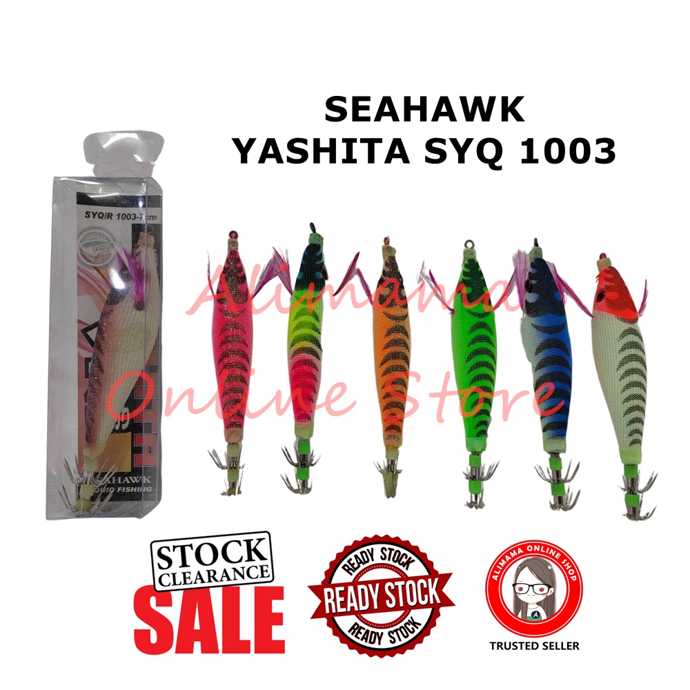 OFFER SEAHAWK YASHITA SYQ 1003 FISHING LURE BELACAN SOTONG SQUID ...