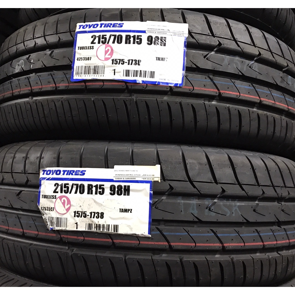 215/70R15 215 70 15 TOYO Car Tyre Tire Kereta Tayar Wheel Rim 15 inch | Shopee Malaysia