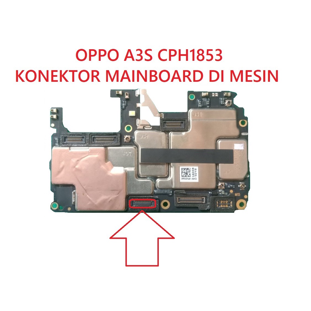 MESIN Oppo A3s CPH1853 MAINBOARD Connector ON 30pin Machine 1pcs FPC ...