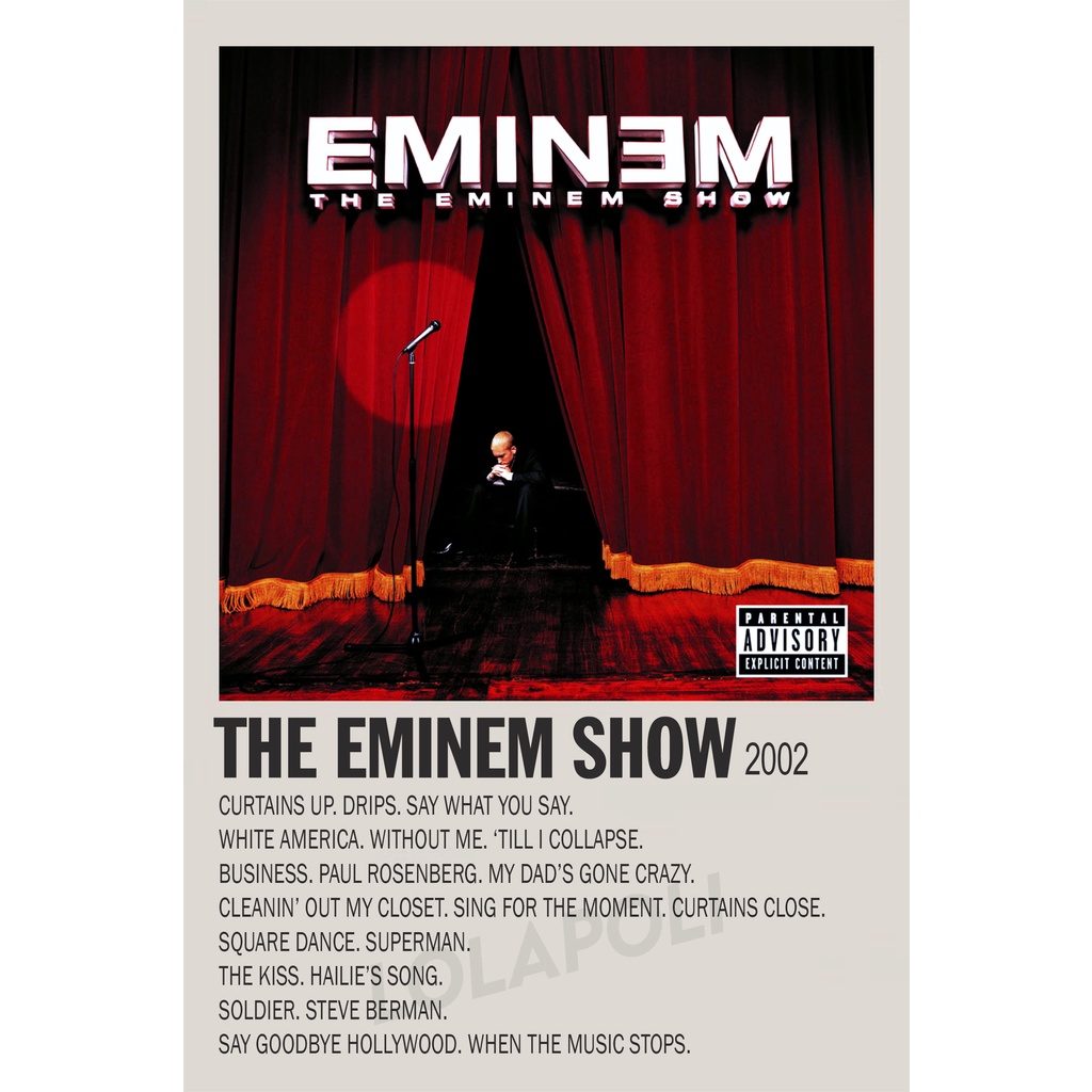 Poster Cover Album The Eminem Show - Eminem | Shopee Malaysia