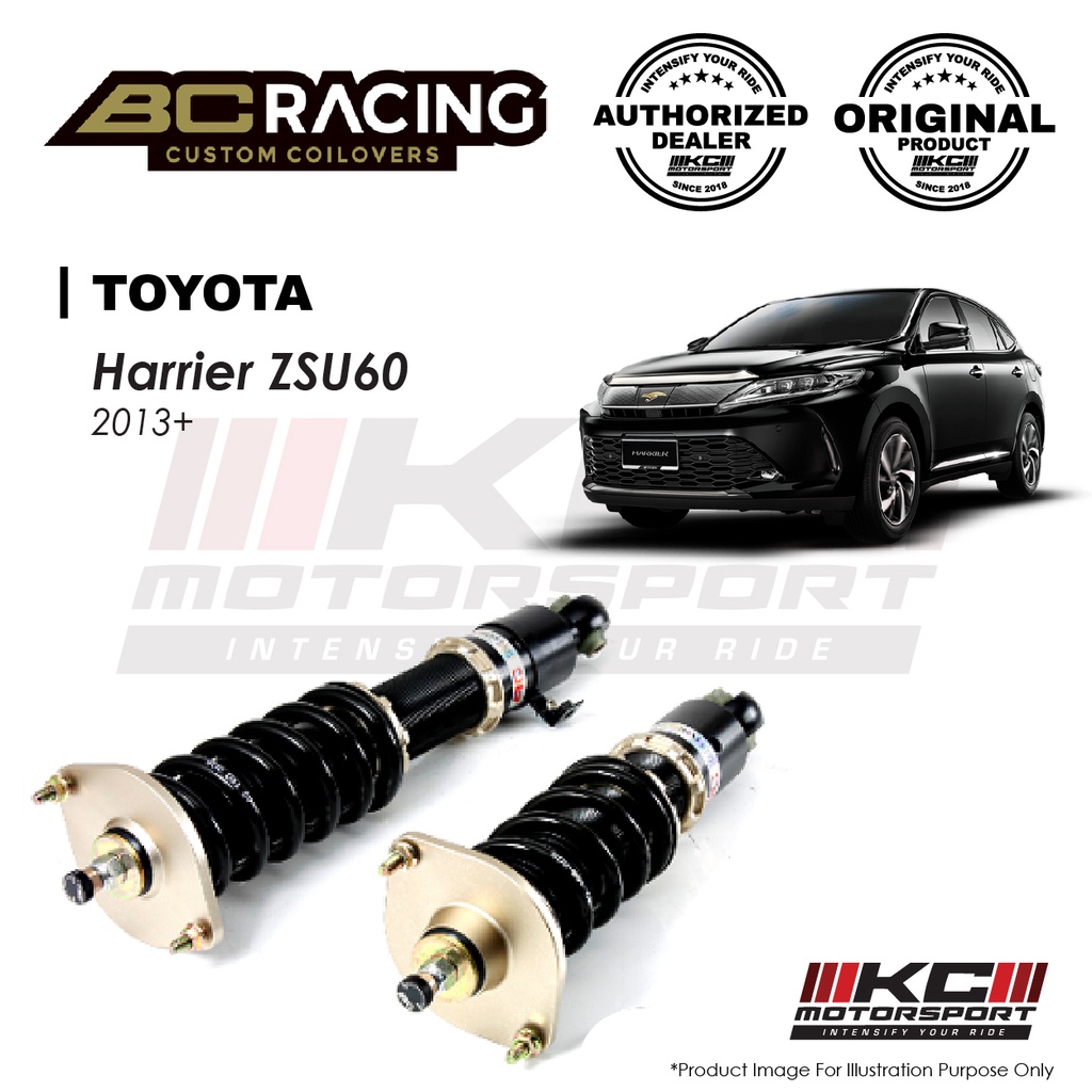 Toyota Harrier ZSU60 2013+ - BC RACING BR RS Fully Adjustable ...
