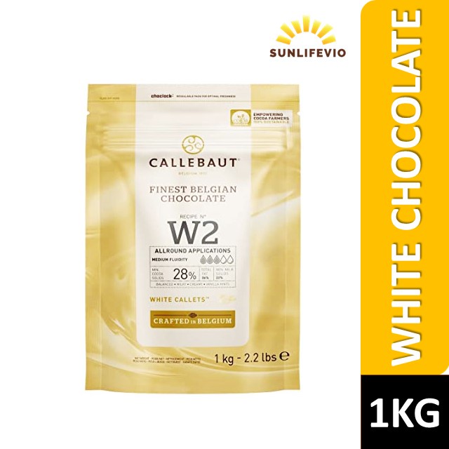 Callebaut W2 White Callets 28% 1KG | Shopee Malaysia