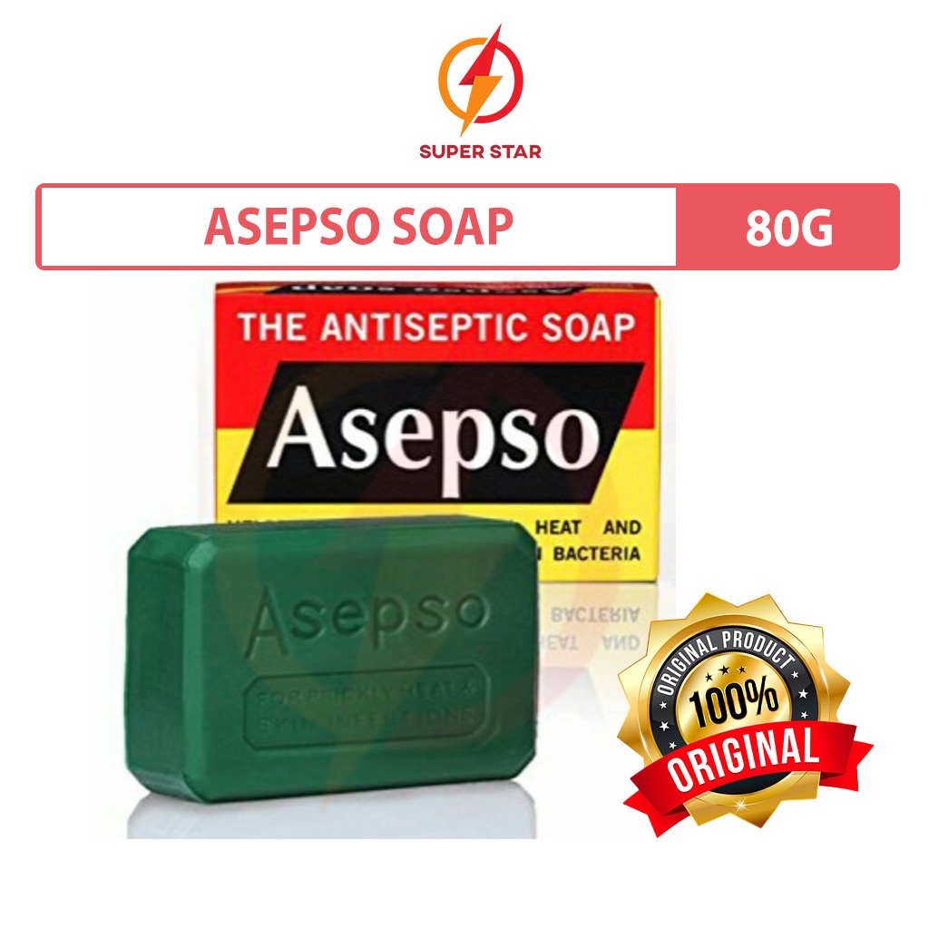 Asepso Antiseptic Soap Sabun Asepso 80g | Shopee Malaysia