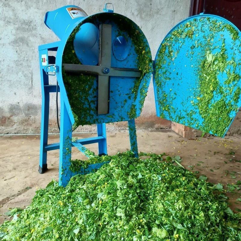 Mesin pemotong agricultural material shredder leaf cutter machine (free ...