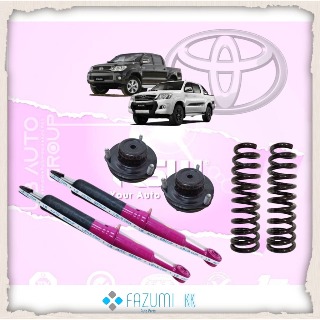Toyota Hilux Vigo Fortuner KSW Gas Absorber Set | Shopee Malaysia