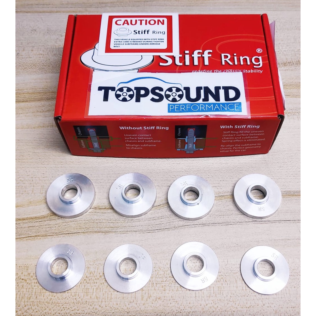 STIFF RING SUBFRAME RIGID COLLAR Volkswagen Tiguan 1st Gen Rear 8Pcs ...