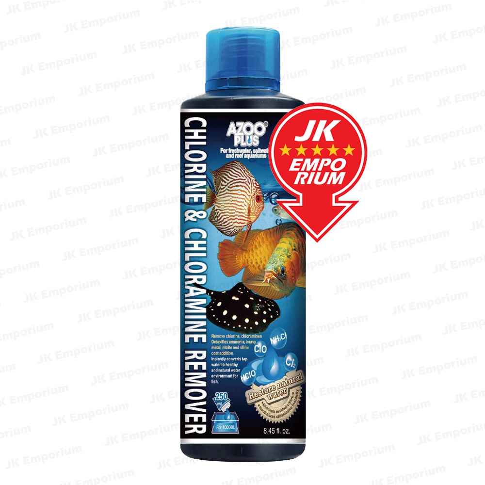 Azoo Plus Chlorine & Chloramine Remover Anti Chlorine Anti Klorin ...