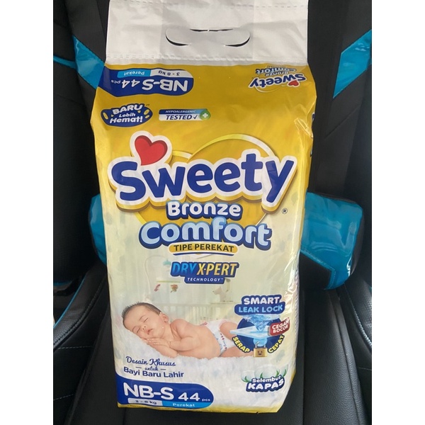 Sweety Newborn Bronze Tape NB-S44 Adhesive Type | Shopee Malaysia