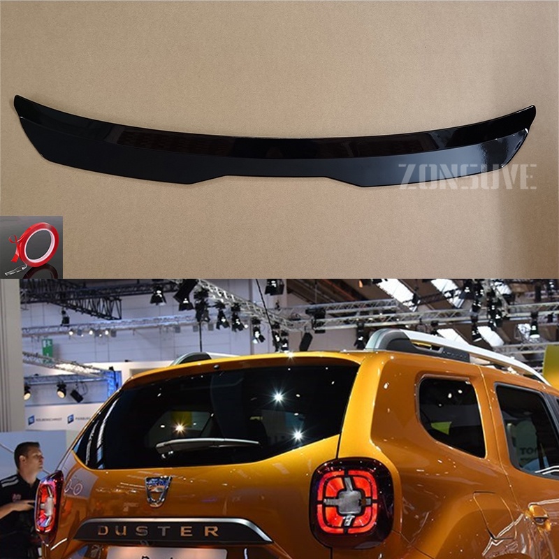 Use For Dacia Duster 2018-2020 Year Roof Spoiler Carbon Fiber Look ...