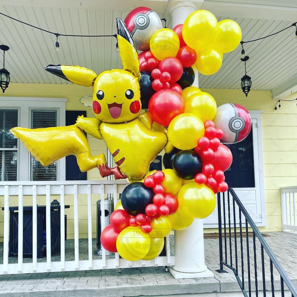 Pokemon Pikachu Balloon balloon Party Decorations Squirtle Bulbasaur ...