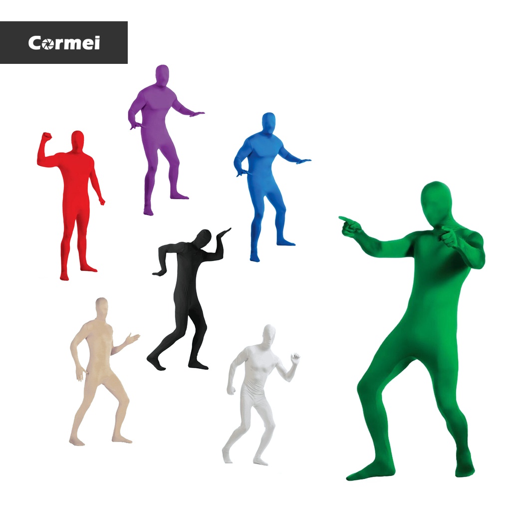 Green Screen Suit Chroma Key Jumpsuits for Movie Tiktok Video Invisible ...