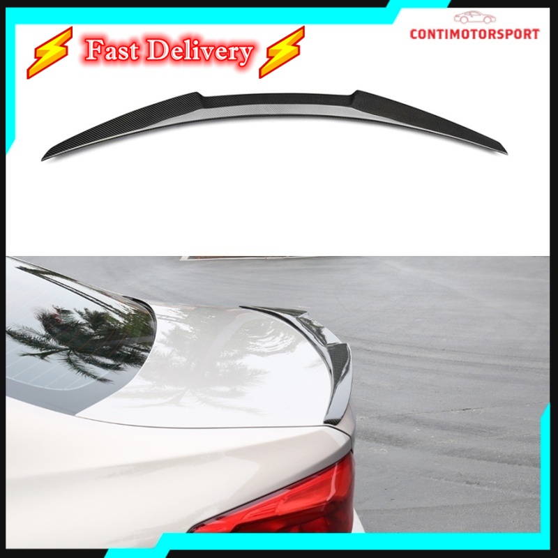 BMW 5 SERIES G30 FIT REAR M4 STYLE WING SPOILER 520i 520e 530i 530e ...