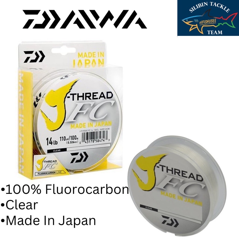 DAIWA J-THREAD 100% FLUOROCARBON LINE LEADER ( MADE IN JAPAN) | Shopee Malaysia