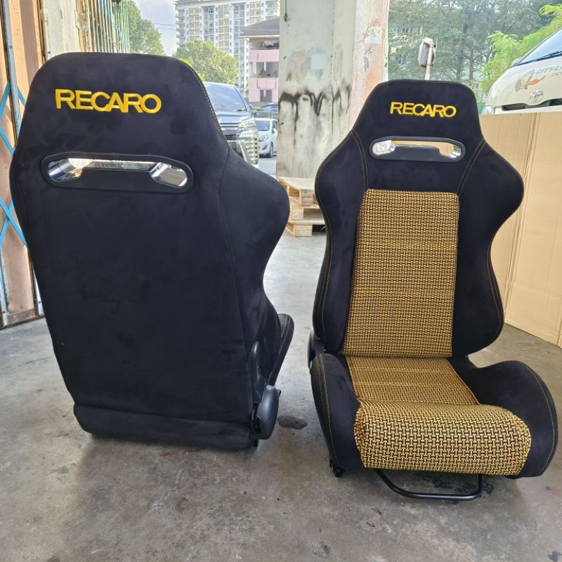 x 1pc Recaro sport seat Racing seat with universal ralling | Shopee ...