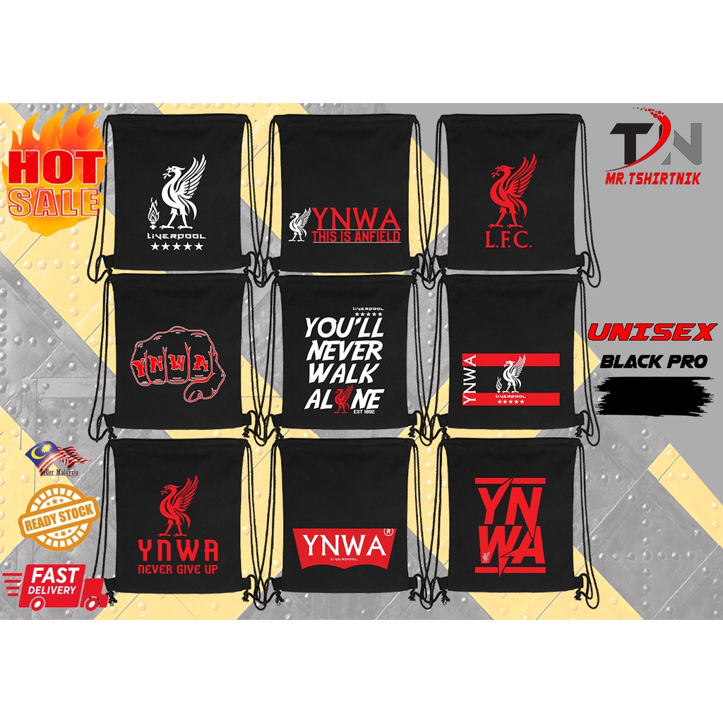 Drawstring Bag Jerut Liverpool FC | bag Jerut YNWA | Liverpool | Shopee ...