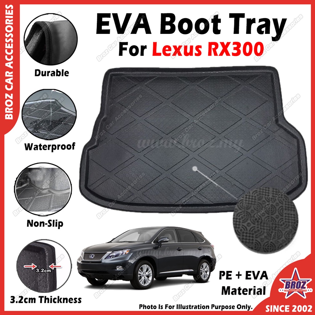 For Lexus RX300 16-21 EVA Copolymer Car Boot Tray Trunk Tray Luggage ...