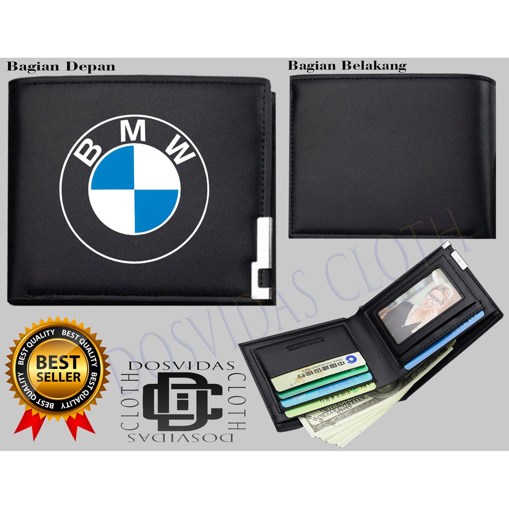 BMW MERCEDES BENZ Folding Men's Wallet COOL Men's Fashion Letter Wallet ...