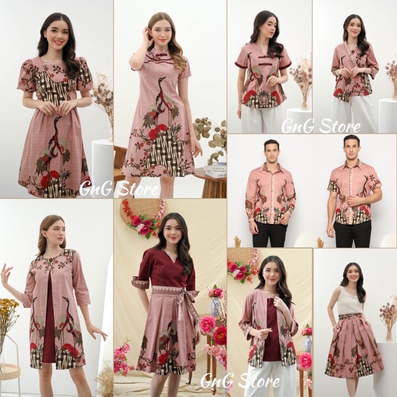 JCO Series Couple Batik/ Batik Uniform Batik Men's Batik/ Women's Batik ...