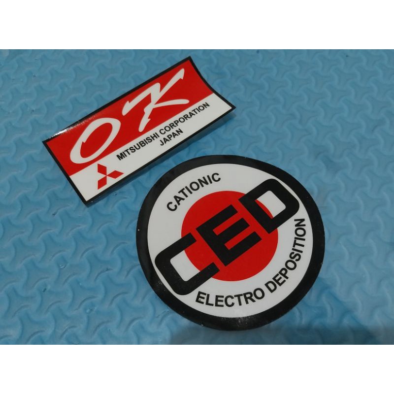 Mitsubishi OEM OK Inspection Sticker Inside Sticker | Shopee Malaysia