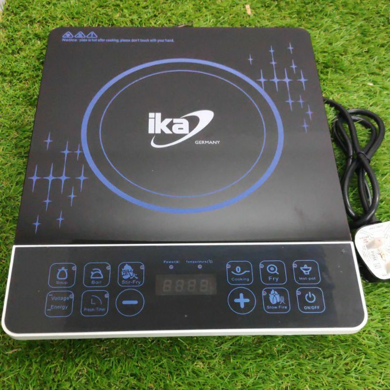 IKA Electric Induction Cooker 2000W Waterproof Black Crystal hotpot ...