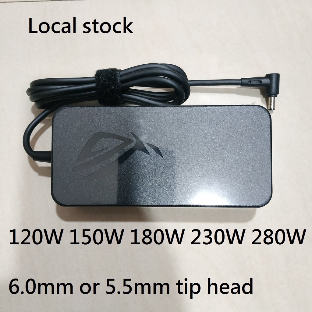 High Performance ROG TUF 120W 150W 180W 230W 280W 330W 5.5mm/6.0mm Charger for Asus Gaming ...