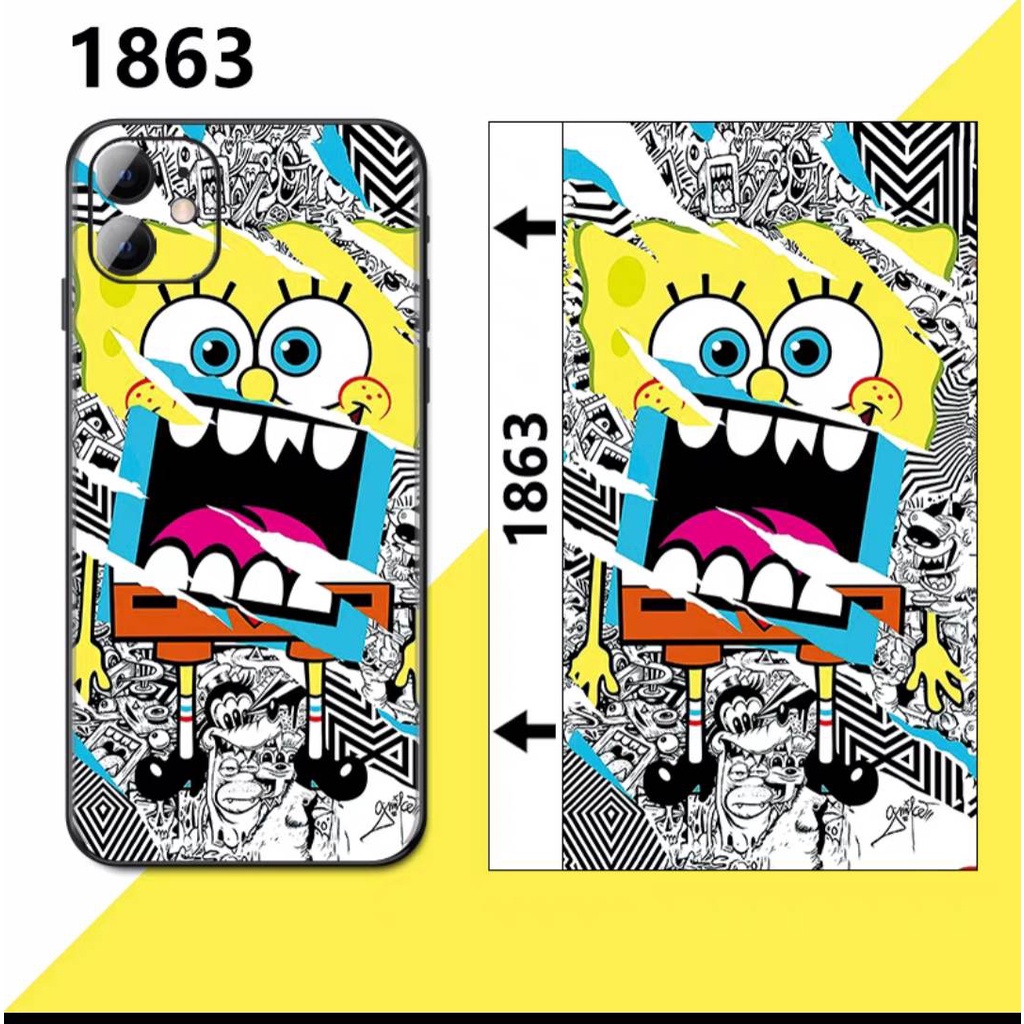 sticker phone back film protector 3D art & stylish design all model ...